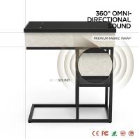 China Wireless Charging Side Table ATC730 65W RGB All Bedside Table Modern Bedroom Built-in Speaker for sale