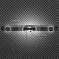 China Wireless Soundbar Speaker ASW150-2.1UR 100W 89.5CM Subwoofer Surround Sound ARC HDMI for sale