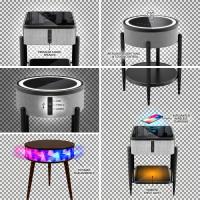 China Smart Table With Speaker C11 20W Charging Entertainment Coffee Wireless Charging for sale