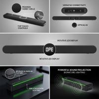 China PC computer soundbar Bluetooth Soundbar Speaker AS1821 RGB Theater LED Desktop Audio Monitor Speaker Video Calls for sale