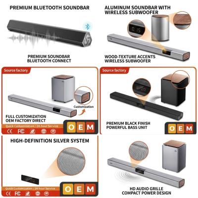 China Bluetooth Soundbar Speaker AS460S-2.0 30W 5.0 Custom Outdoor Super Bass TV Audio for sale