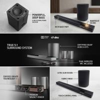 China Bluetooth TV Soundbar With Subwoofer ASW100-2.1U 100W CH Wireless Subwoofer Surround Sound for samsung tv for sale