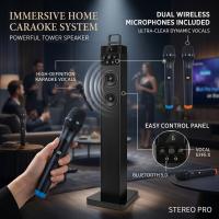 China Home Karaoke Speaker AT620 150W RMS Tower ARC Karaoke Party Tower Design Powerful Bass for sale