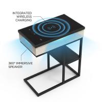 China Wireless Charging Side Table AT105 5W RMS Table, Bedside Table Modern Bedroom Built-in Speaker for sale