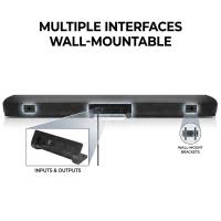 China Wireless Soundbar Speaker ASW100-2.1U 100W 200W Deep Surround Sound ARC HDMI Deep Bass for sale