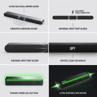 China PC computer soundbar Bluetooth Soundbar Speaker AS1821 RGB Theater LED Desktop Audio Monitor Speaker Video Calls for sale