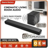 China TV Soundbar Speaker ASW590-2.1 100W 2.1CH Subwoofer Bluetooth 5.0 Home Theater Deep Bass for sale