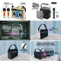 China Wireless Portable Bluetooth Speaker AK3 30W IP54 Karaoke Outdoor Party Long Battery for sale