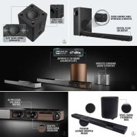 China Bluetooth Soundbar With Subwoofer ASW260-2.1U 100W USB / Wireless Subwoofer Surround Sound for sale