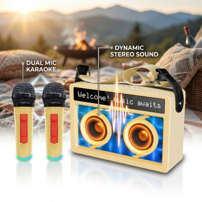 China Wireless Portable Bluetooth Speaker AS300 25W DSP Office Wooden Outdoor Party Long Battery for sale