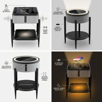 China Smart Table With Speaker C11 20W Charging Entertainment Coffee Wireless Charging for sale