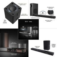 China Bluetooth Soundbar With Subwoofer ASW260-2.1U 100W USB / Wireless Subwoofer Surround Sound for sale