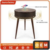 China Bluetooth Speaker Table ATC639 65W RMS 1 Charging Wireless Charging Nightstand Modern Bedroom for sale