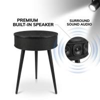 China Smart Coffee Table AT105 5W Steady Audio round Wireless Charging Modern Living Room for sale