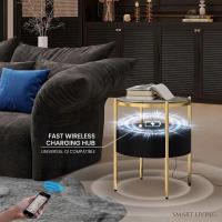 China Smart Home Furniture C9 30W RMS Charging Side Charger Wireless Charging Modern Living Room for sale