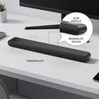 China PC Soundbar Speaker AS-P4 2.0CH Desktop Short Desktop Audio Monitor Speaker Video Calls for sale