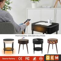 China Bluetooth Speaker Table ATC639 65W RMS 10W Charging Modern Wireless Charging Nightstand for sale