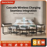 China Wireless Charging Side Table ATC609L 30W RMS Surround Bedside Table Modern Bedroom for sale