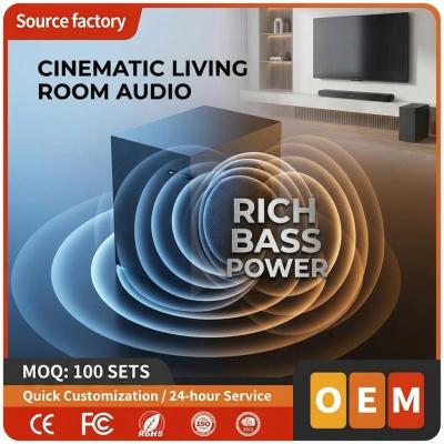China TV Soundbar Speaker ASW260-2.1U 100W 2.1CH 5.1 Home Theater Deep Bass Wireless Subwoofer for sale