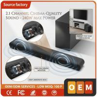 China TV Soundbar Speaker ASW260-2.1U 100W 2.1CH 5.1 Home Theater Deep Bass Wireless Subwoofer for sale