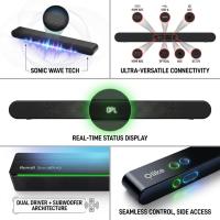 China PC Soundbar speaker manufacturer AS-P3 40CM Compact Desktop Desktop Audio Monitor Speaker Video Calls for sale