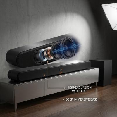 China TV Soundbar Speaker AS510-2.1 100W Subwoofer Home Theater Deep Bass Wireless Subwoofer for sale
