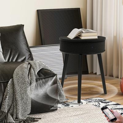 China Wholesale Smart Home Furniture Audio End Table 60W Speaker USB Type-C AUX Bedside Table Factory for sale