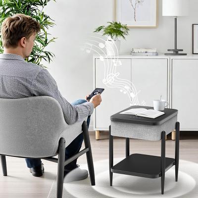 China Smart Coffee Table Factory Direct Tempered Glass Wireless Charging Table, MOQ 50 Pcs for sale