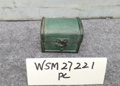 China 1KG 9x6.5x7 Decorative Painted Wooden Boxes For Garden for sale