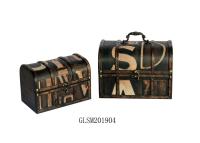 China Retro SENMIN L24 Reclaimed Wood Storage Chest for sale