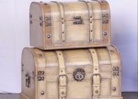China Europe Style 1L MDF L41 Reclaimed Wood Storage Trunk for sale