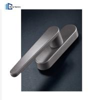 China Powder Coated Aluminum Window Door Handles with 3-Year Warranty and Spindle Drive for Casement Applications for sale
