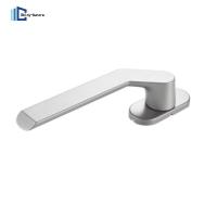 China ZS-87 American Style Privacy Lever Handle Lock Set in Matte Aluminum - 3 Year Warranty, 3-4 Week Delivery for sale