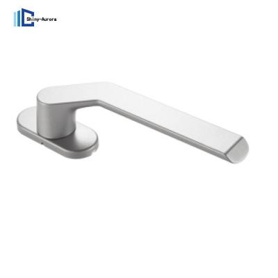 China Custom Aluminum Alloy Door Window Handle in White Black Colors with 1-Year Warranty and 3-4 Week Delivery for sale