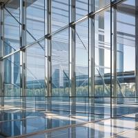 China Hidden Frame Aluminum Alloy Glass Curtain Wall - Double Layer Construction with Electrophoresis Finish for Commercial Buildings for sale