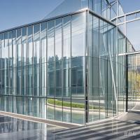 China Broken Bridge Aluminum Glass Curtain Wall System with Double Tempered Glass Panels and Sound Insulation Technology for sale