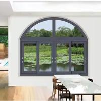 China AR-453 Soundproof Double Tempered Glass Sliding Window with 1.4-3.0mm Aluminum Frame and A-Level Security for sale