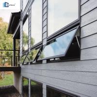 China Anti Theft Aluminum Top Hung Window with 1.6-2.0mm Frame and Double Glazed Tempered Glass for Thermal Insulation for sale