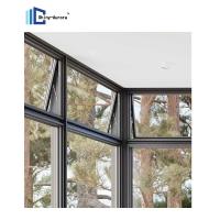 China Shiny-Aurora Residential Awning Window with 2.0mm Aluminum Frame and Double Tempered Glass for Energy Efficiency for sale