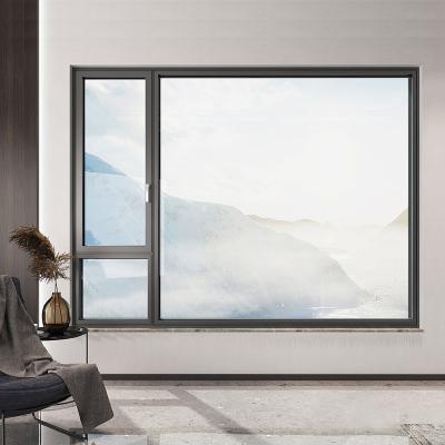 China Weatherproof Lift Up Window with Lever Handle - 10-Year Warranty Sound Insulation for Hotels & Villas for sale