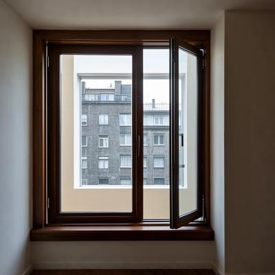 China Custom Inward Opening Aluminum Thermal Break Window - 40dB Sound Insulation, Class C5 Wind Resistance, Custom Sizes for sale