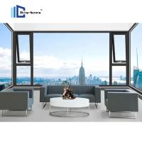 China NFRC USA Certified Hurricane Impact Aluminum Casement Window SA-61 with 1.6-2.0mm Frame & Double Insulation Glass for sale