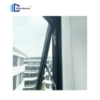 China NFRC USA Certified Hurricane Impact Aluminum Casement Window SA-61 with 1.6-2.0mm Frame & Double Insulation Glass for sale