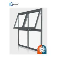 China Custom Aluminum Top Hung Double Glazed Awning Windows - NFRC Certified with B Security Rating for sale