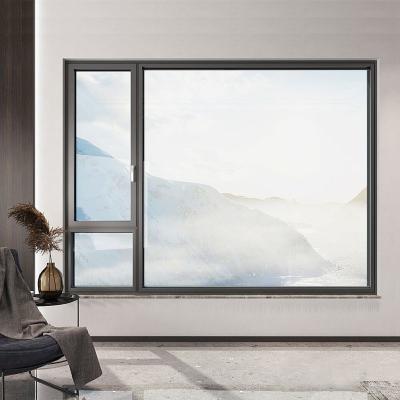 China Aluminum Casement Window 1.4-3.0mm Wall Thickness with Stainless Steel Screen - Impact Resistant & Heat Insulating for sale