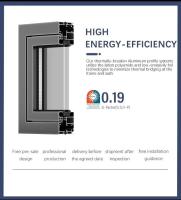 China Double Glazed Aluminum Chain Winder Awning Window with 2.0mm 6063-T5 Alloy Frame and NFRC Certification for sale