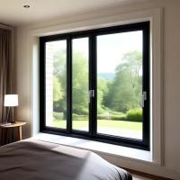 China Thermal Insulation Aluminum Casement Window 1.4mm-3.0mm Wall Thickness Soundproof Hinged Design for sale