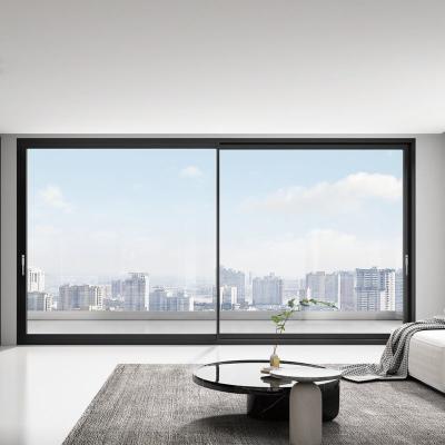 China 50 Series Aluminum Alloy Sliding Door with Tempered Glass - Custom Colors, 20,000 Sqms Monthly Capacity for sale