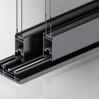 China 50 Series Aluminum Alloy Sliding Door with Tempered Glass - Custom Colors, 20,000 Sqms Monthly Capacity for sale