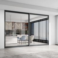 China 50 Series Aluminum Alloy Sliding Door with Tempered Glass - Custom Colors, 20,000 Sqms Monthly Capacity for sale